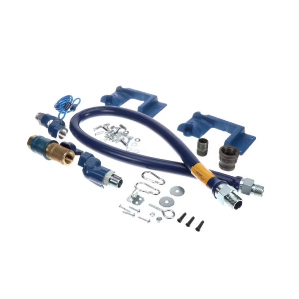 175690 Duke Broiler Gas Hose W/Double Swivels/Posi Set/Shut Off Valve