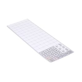 E00826 Globe Label Printing Scale Overlay W/Blank Keys